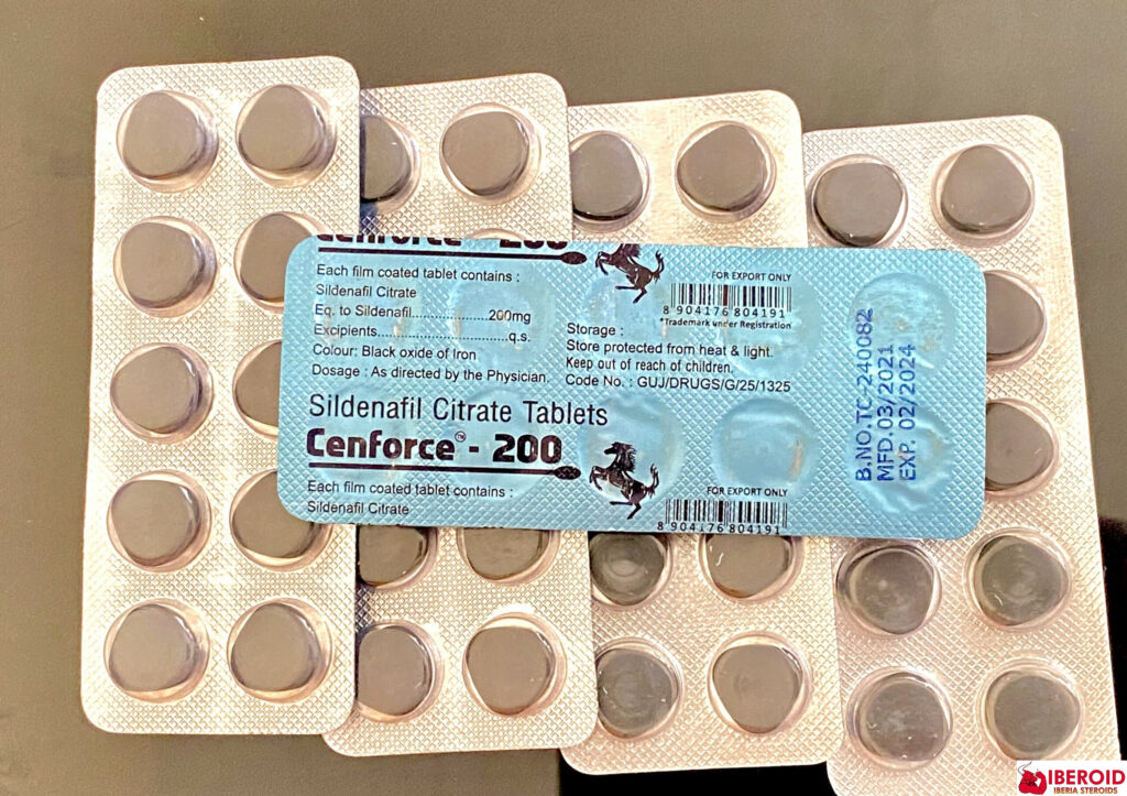 PACK 5 BLISTERS CENFORCE 200 MG - SIDENAFIL 200MG - Iberoid - Steroids ...